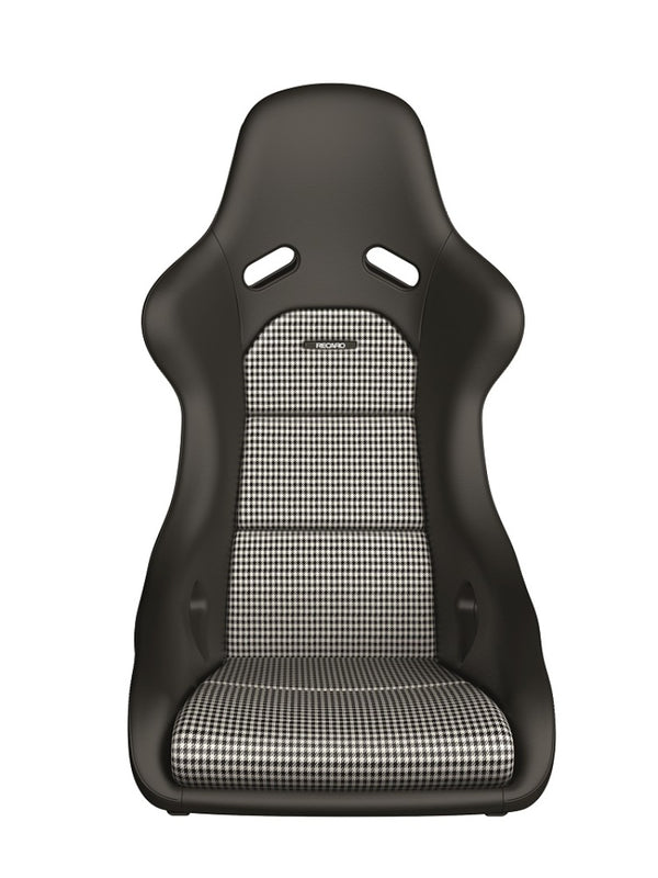 Recaro Classic Pole Position ABE Seat - Black Leather/Pepita Fabric ...